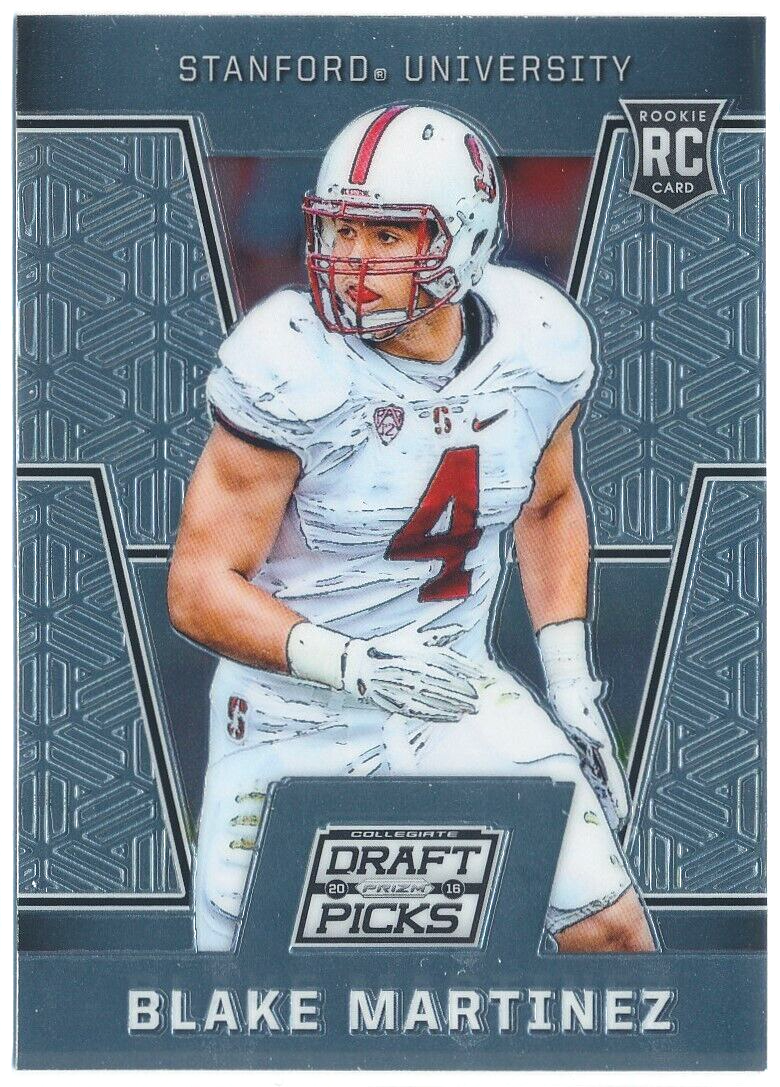 Blake Martinez - Stanford Cardinal - 2016 Prizm Draft Picks Football ...