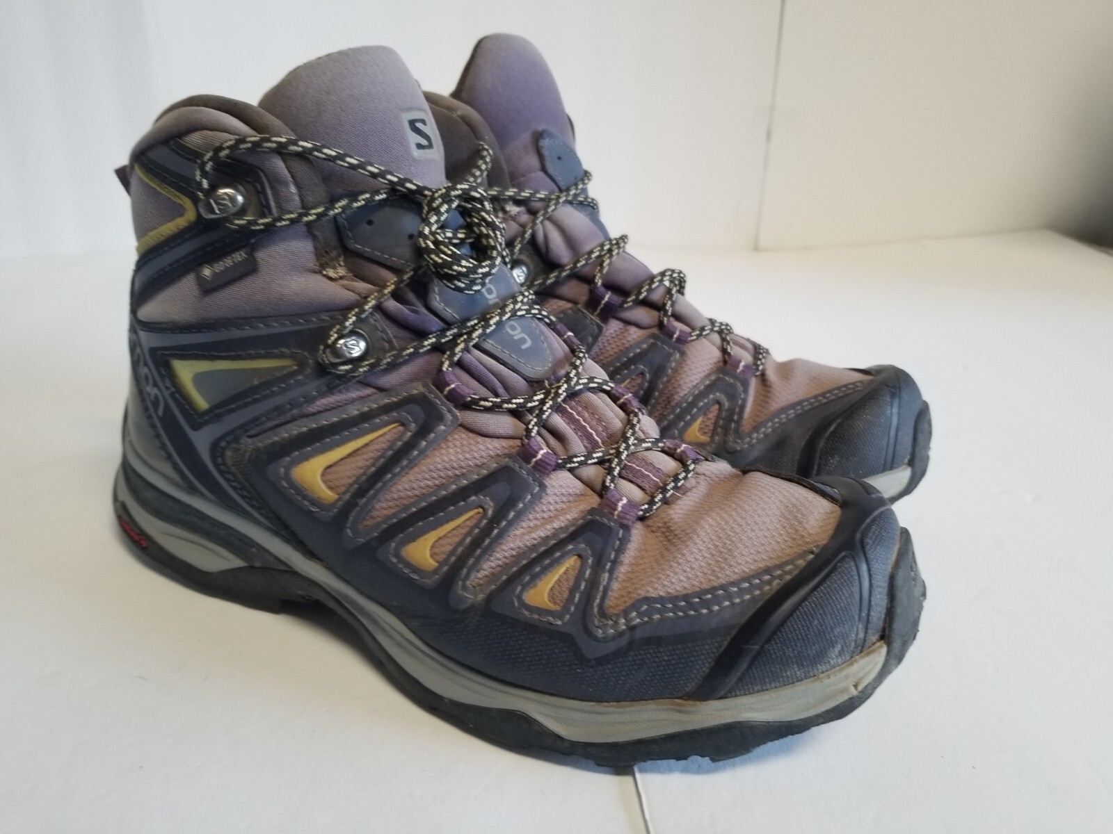 SALOMON X ULTRA GORETEX CONTRAGRIP ORTHOLITE HIKING BOOTS Women's size ...