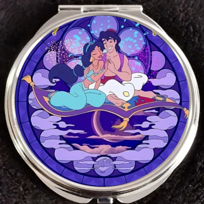 Aladdin Princess Jasmine Arabian Disneyland Disney World Makeup Compact ...