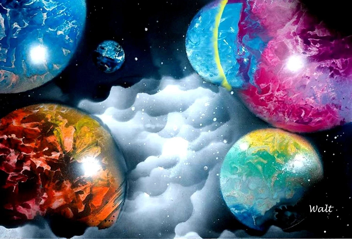 Space Art Spray Paint