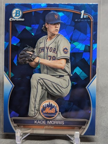 2023 BOWMAN DRAFT CHROME SAPPHIRE KADE MORRIS RC NEW YORK METS #BDC-86 ...