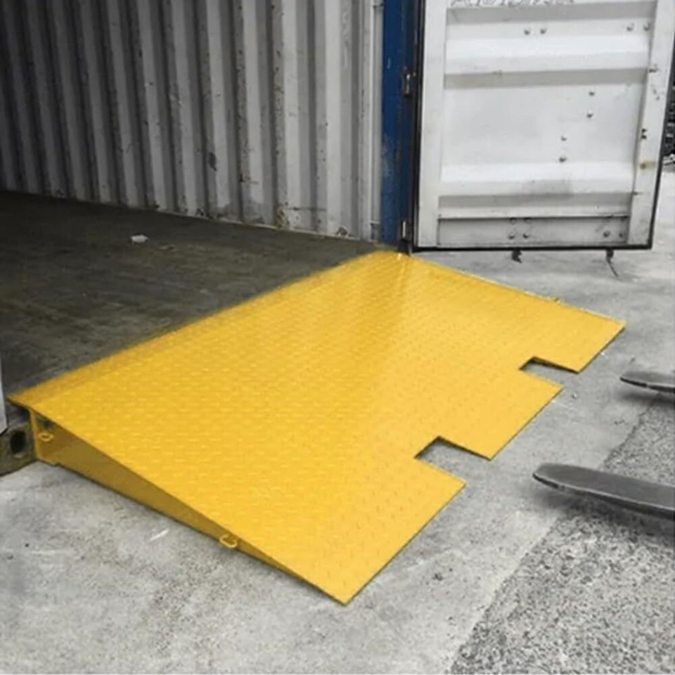 86" x 68" Shipping Container Loading Ramps 16,000 Lbs 6.5" Height ...