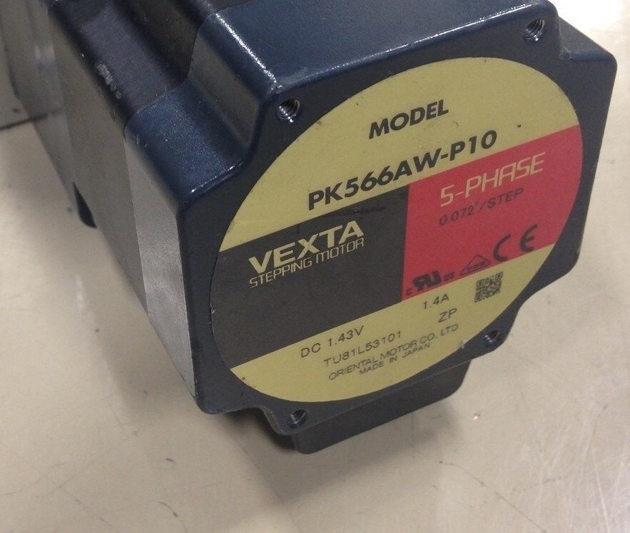 USED VEXTA 5 PHASE STEPPING MOTOR PK566AW-P10 DC 1.43V 1.4A USED JAPAN ...
