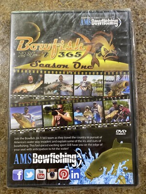 AMS Bowfishing Bowfish 24-7 / 365 Season One DVD V999 Mint Condition | eBay