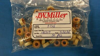 (5PCS) 5726 JW MILLER Inductor High Current Toroid 25uH 15% 1KHz 2.5A ...