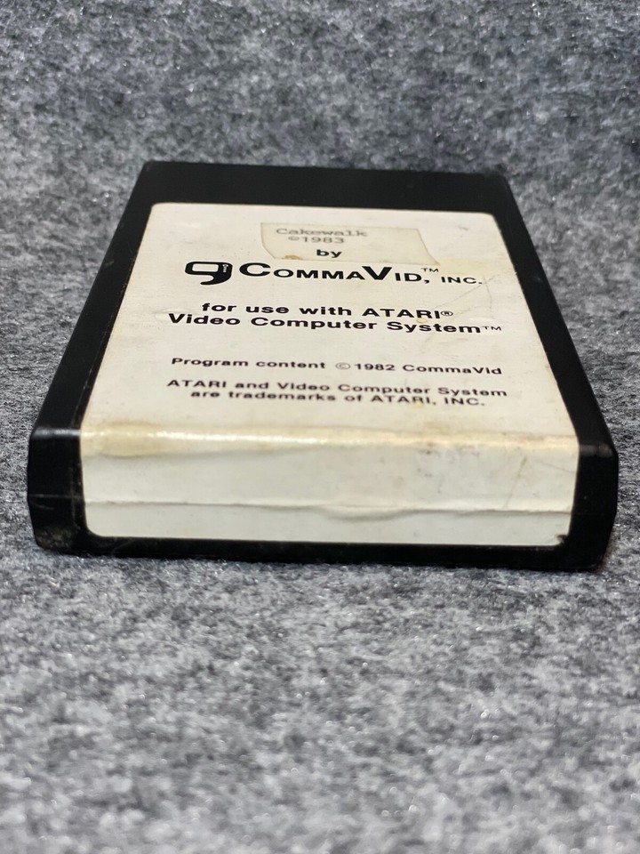 Cakewalk Atari Prototype RARE 1983 CommaVid Tested Not NES Vintage ...