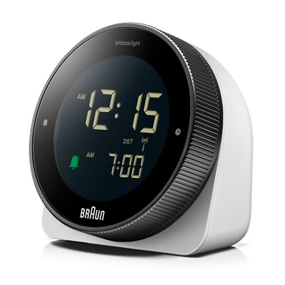 Braun BC24W-DCF Digitaler Wecker mit Touch-Display - Weiß, Neu, 67620 ...
