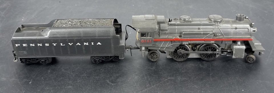 Vintage Lionel Pennsylvania 8141 2-4-2 Locomotive & Tender Tested Runs ...