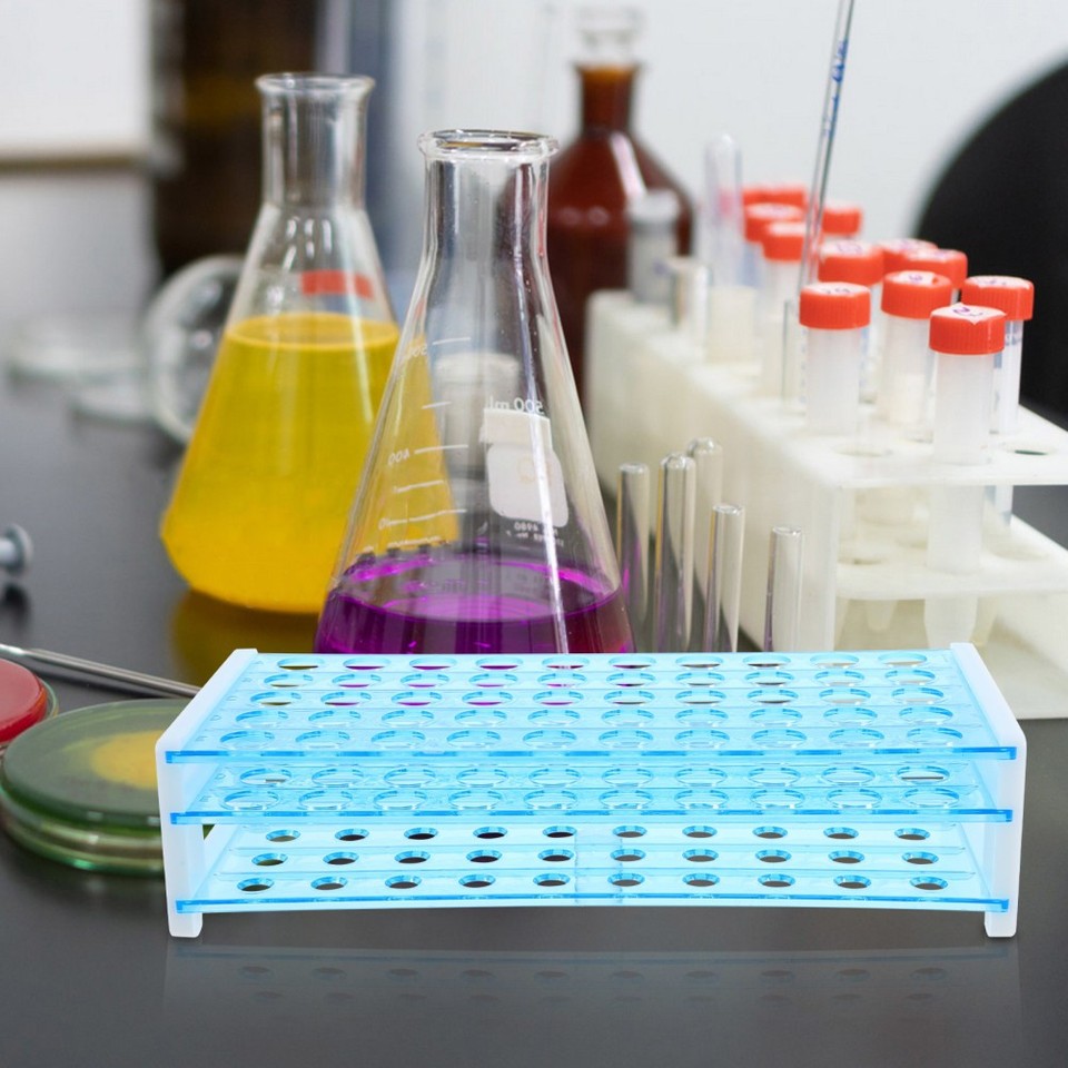 6 Pieces Vial Holder Test Tube Drying Rack School Laboratory Supplies ...