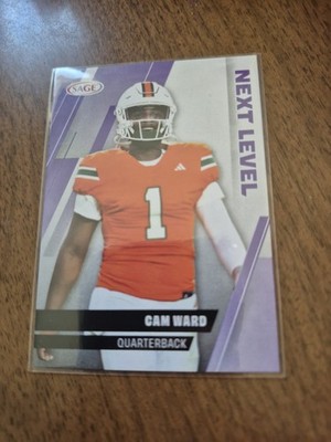 2025 Sage Next Level Blue Cam Ward #104 Titans RC | eBay