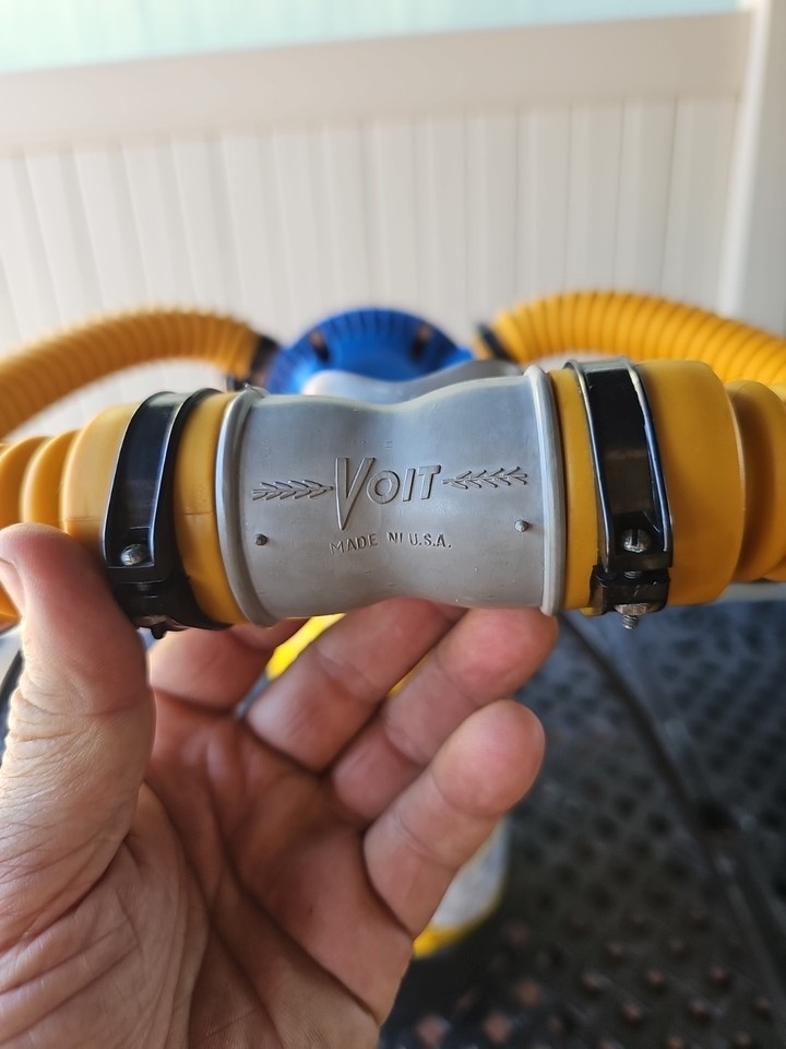 AMF Voit Blue Fifty Fathom Double Hose Regulator And AMF Swim Master ...