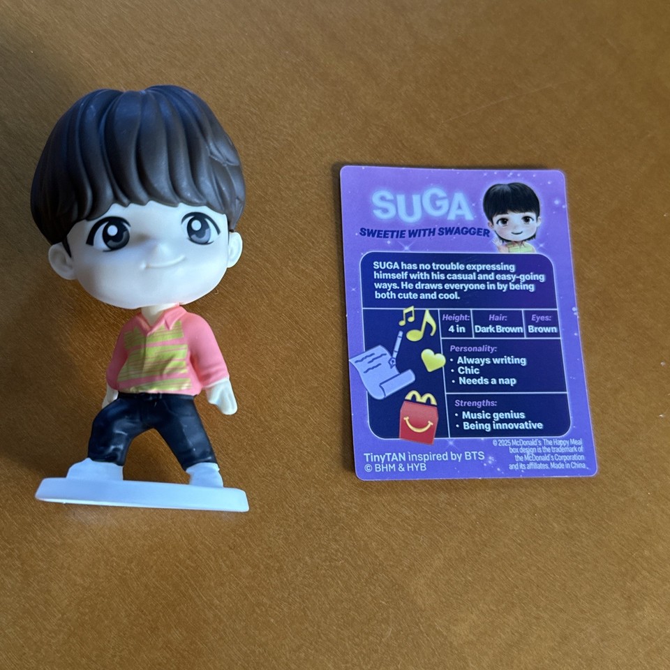 McDonald’s TinyTan #3 Suga BTS Throwback Edition | eBay