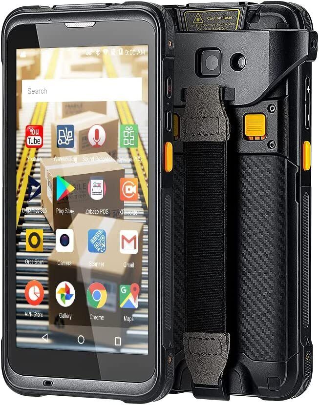 MUNBYN IPDA086 5.5" Android 11.0 Barcode Scanner Wireless RFID Handheld ...