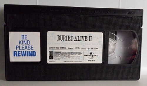 VHS: Buried Alive II - Ally Sheedy, Stephen Caffrey, Tracey Needham (CS ...