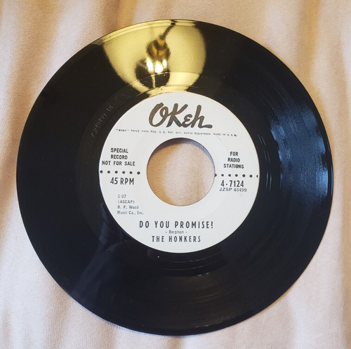 45 RPM THE HONKERS/DO YOU PROMISE!/HONK! OKEH 7124 VG++ | eBay