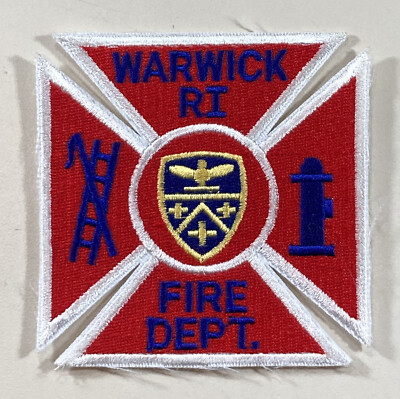 Warwick Rhode Island Fire Dept Patch | eBay