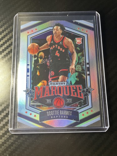 Scottie Barnes Rookie Card RC 2021 Chronicles Silver Marquee Toronto ...