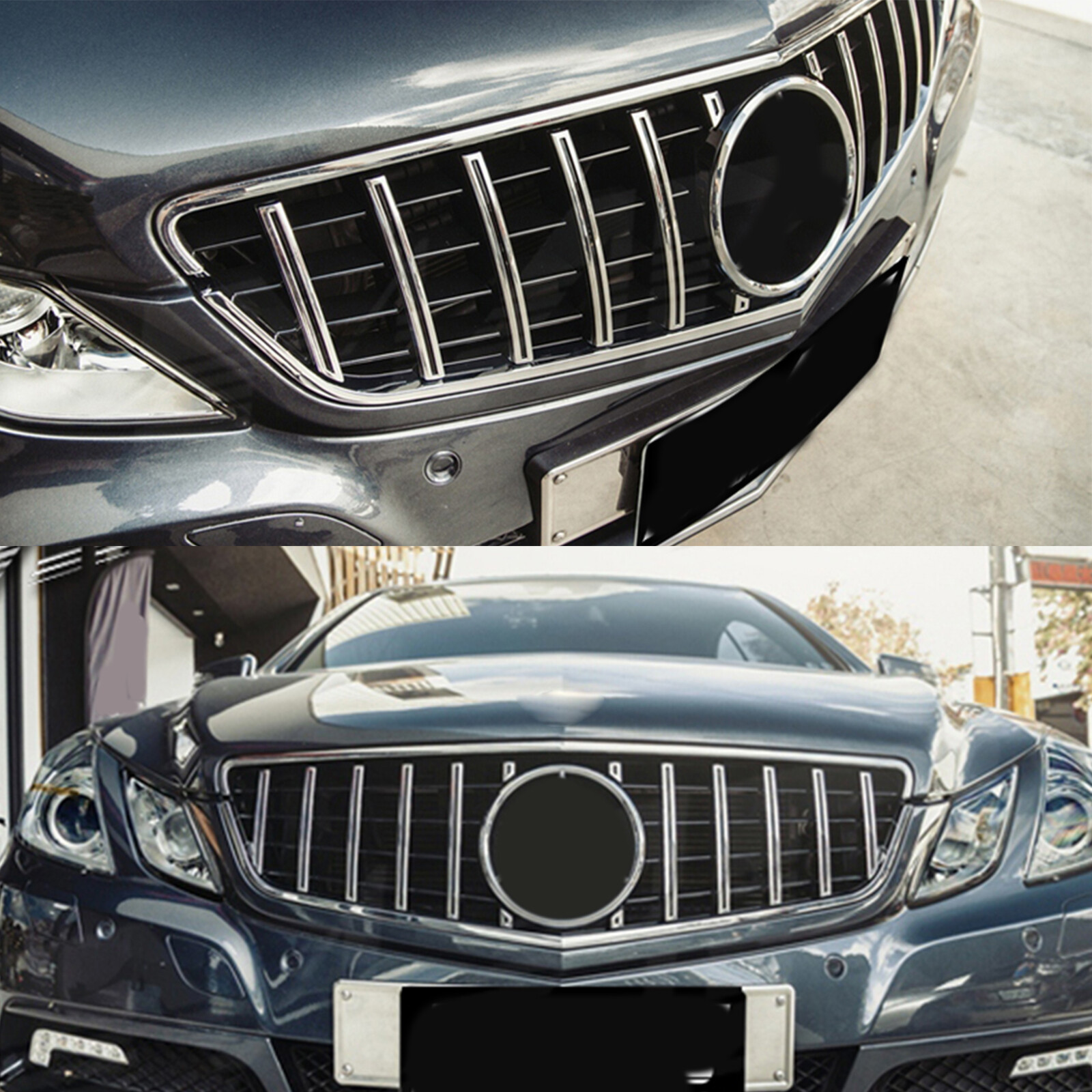 Front GT Bumper Grill GRILLE For Benz W207 E-CLASS Coupe 2009-2013 ...
