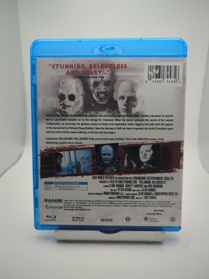 Hellbound: Hellraiser II (Blu-ray, 1988) 14381745856| eBay