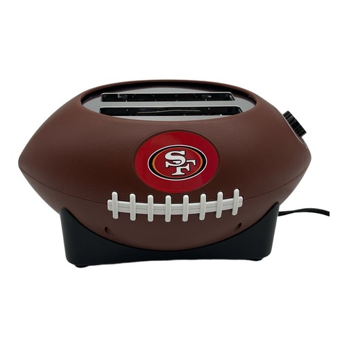 Pangea Brands NFL SF 49ers Football Toaster Model # PROMVP-FB Logo ...