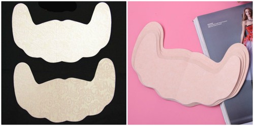 Ladies Women Stick On Bras 5 Pairs Plain and Lacy Surface Adhessive ...