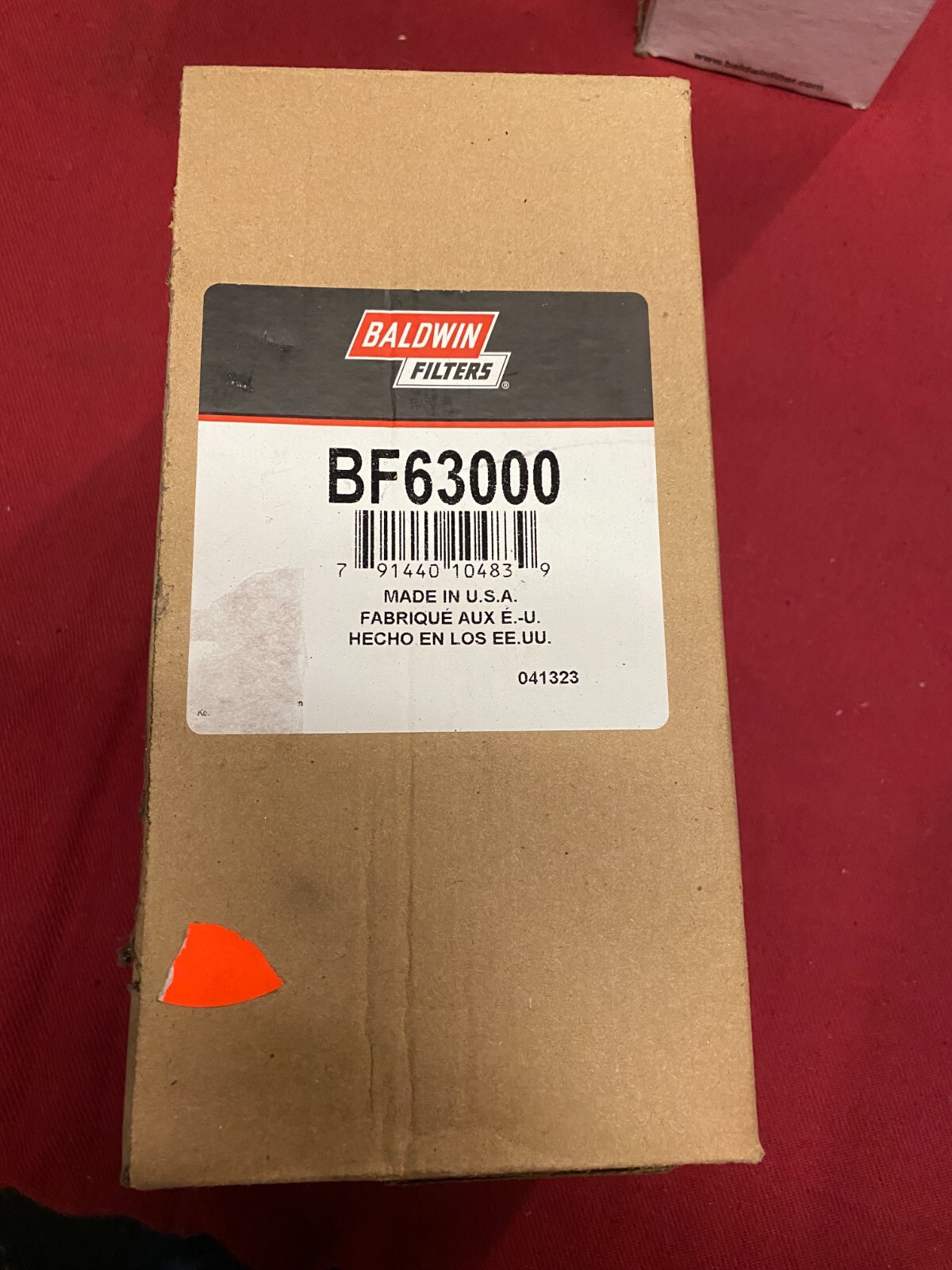 BALDWIN BF63000 , NEW, OLD STOCK, OPENED BOX TO TAKE PICTURE | eBay