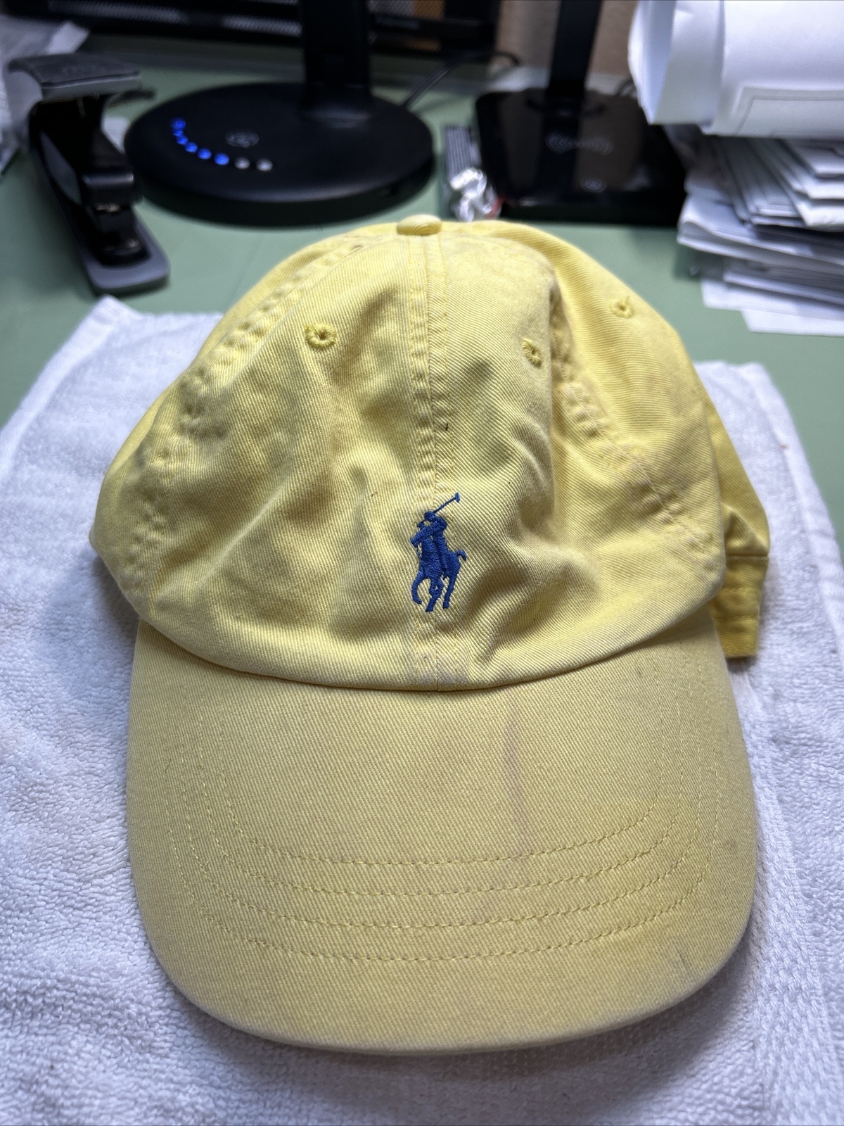 Polo Ralph Lauren Yellow And Blue Hat - Gem