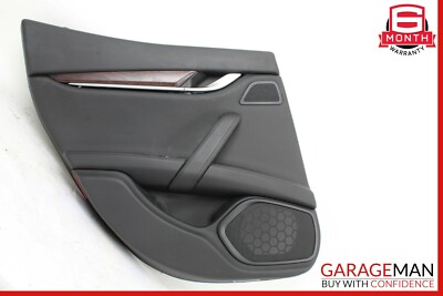 14-18 Maserati Ghibli Rear Left Driver Side Interior Door Panel Trim ...