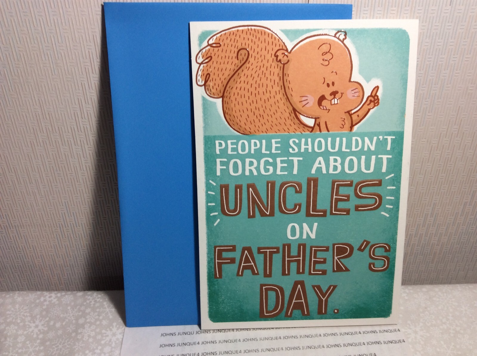 HALLMARK UNCLE FATHER’S DAY CARD New w/envelope "shouldn't forget about ...