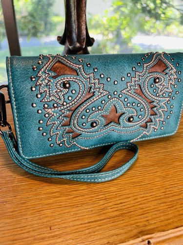 New Montana West Western Boho Native American Aztec Design Wallet ...