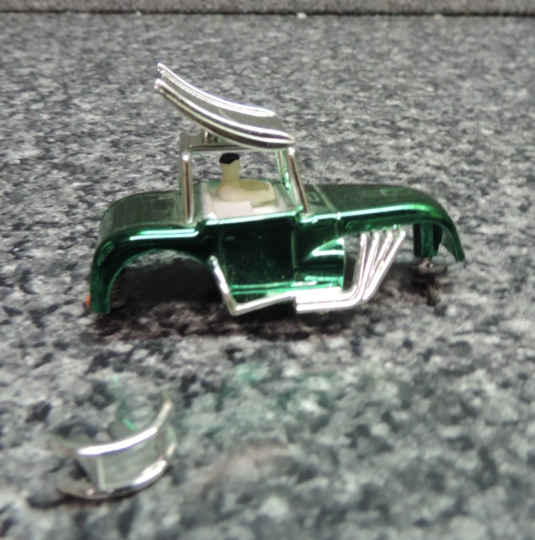 Dash Motorsports Super Modified HO Slot Car Body ONLY Chrome Green | eBay