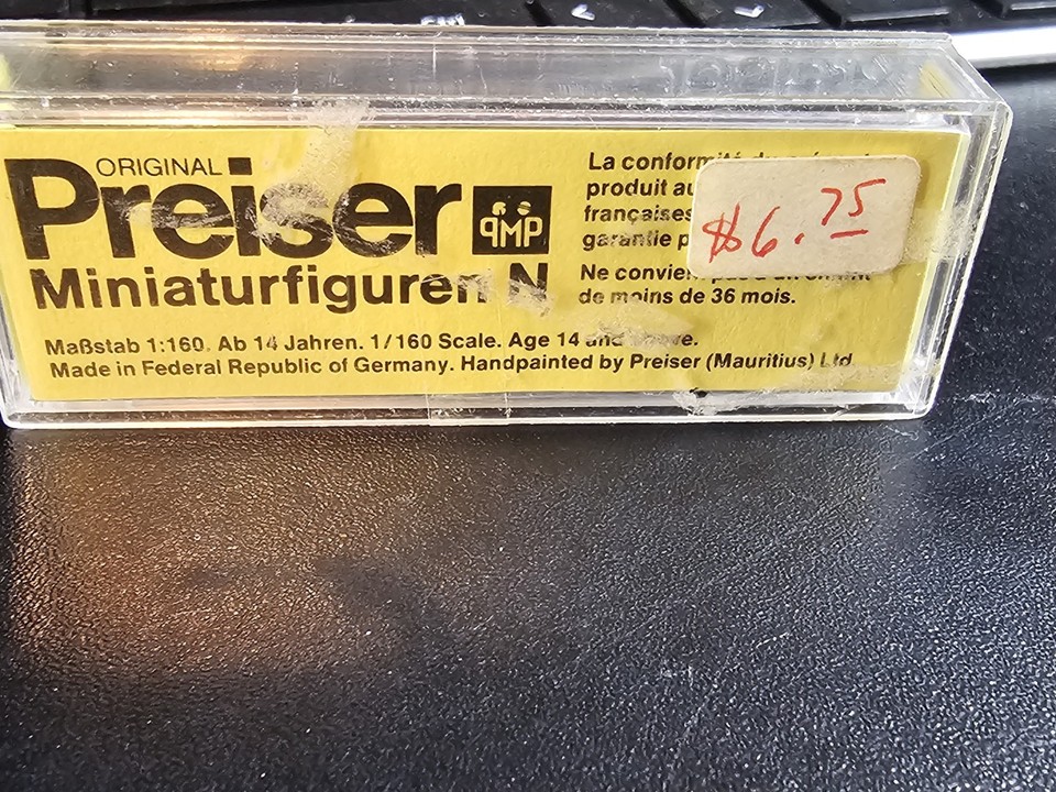 Preiser N Scale 9010 Railway Personnel People Figures Model Railroad ...