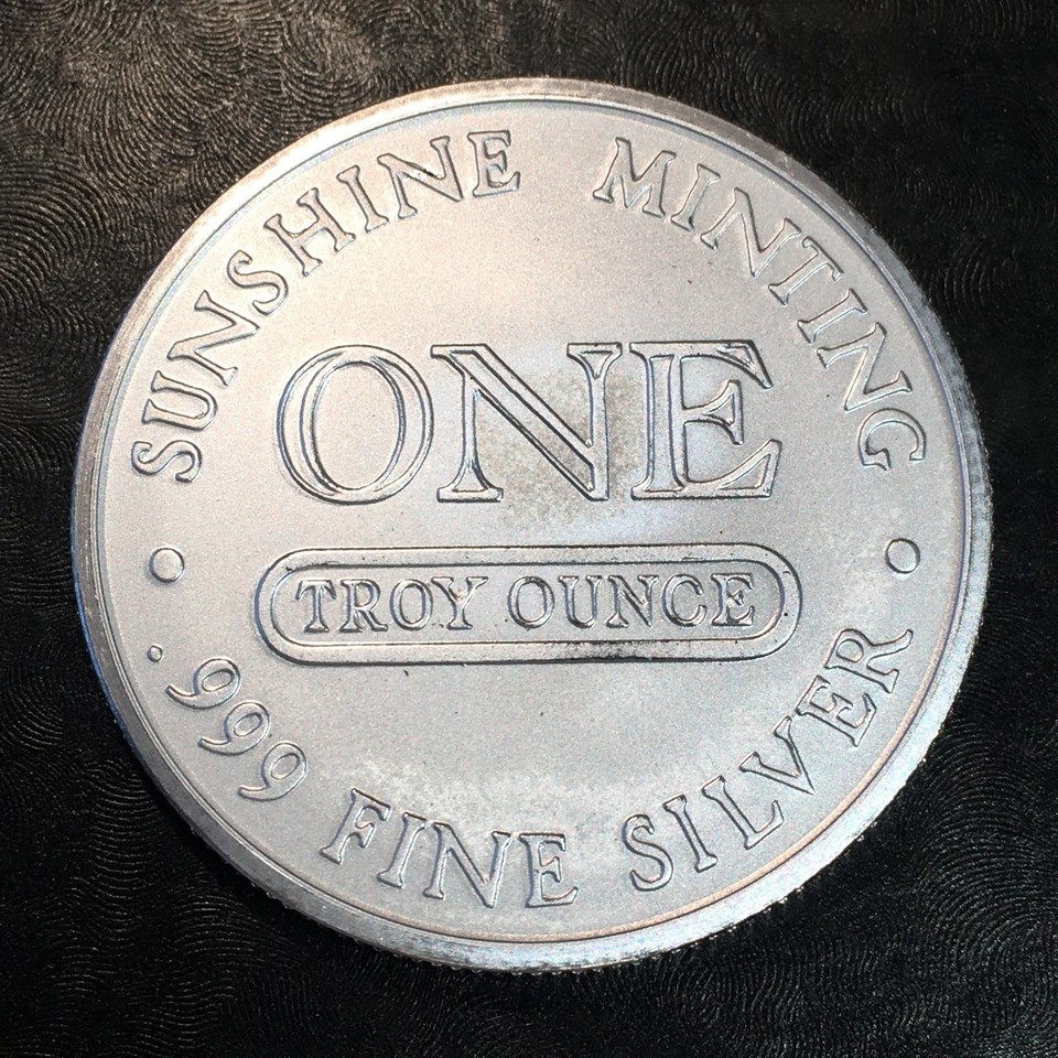 1 oz Silver Bullion SUNSHINE EAGLE From origl roll WE COMBINE SHIP # ...