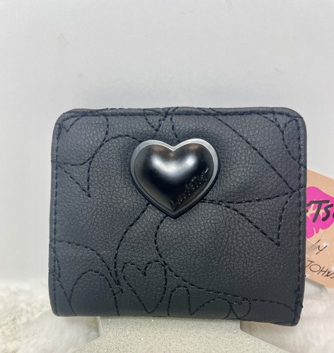 BETSEY JOHNSON Blackheart BLACK HEART LB Money Wallet New | eBay