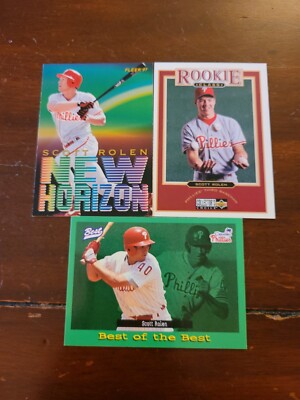 3 Scott Rolen Rookie Baseball Cards | eBay