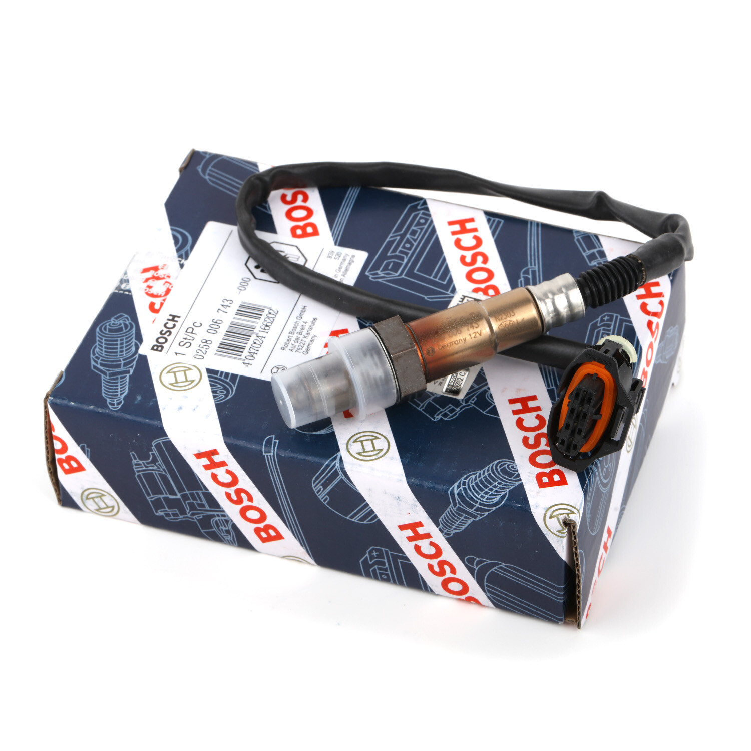 1x Genuine BOSCH O2 Oxygen Sensor 4 Wire For HOLDEN Commodore Post-Cat ...