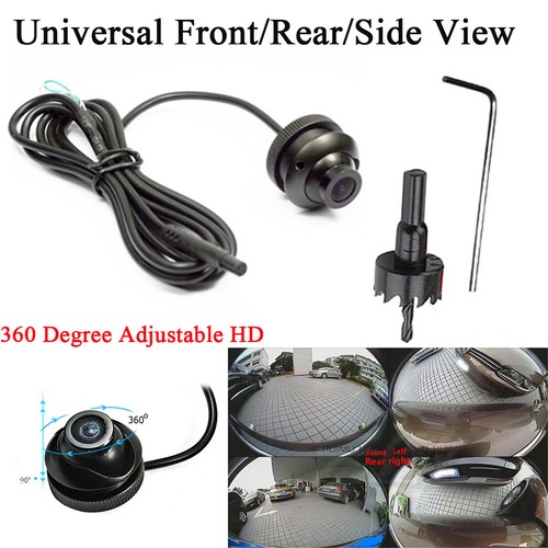 Night HD 180 Degree Car Rear Front Side View Backup Camera Waterproof ...