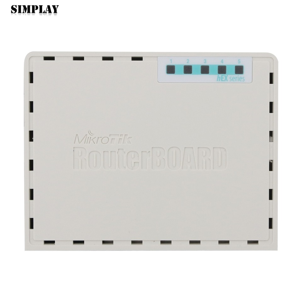 MikroTik RB750Gr3 Hex ROS 5-Port Mini Router 5x1000Mbps Ports RouterOS ...