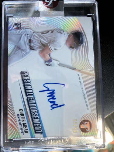 2024 Topps Pristine Curtis Mead Autograph Gold Refractor 50/50 RC | eBay