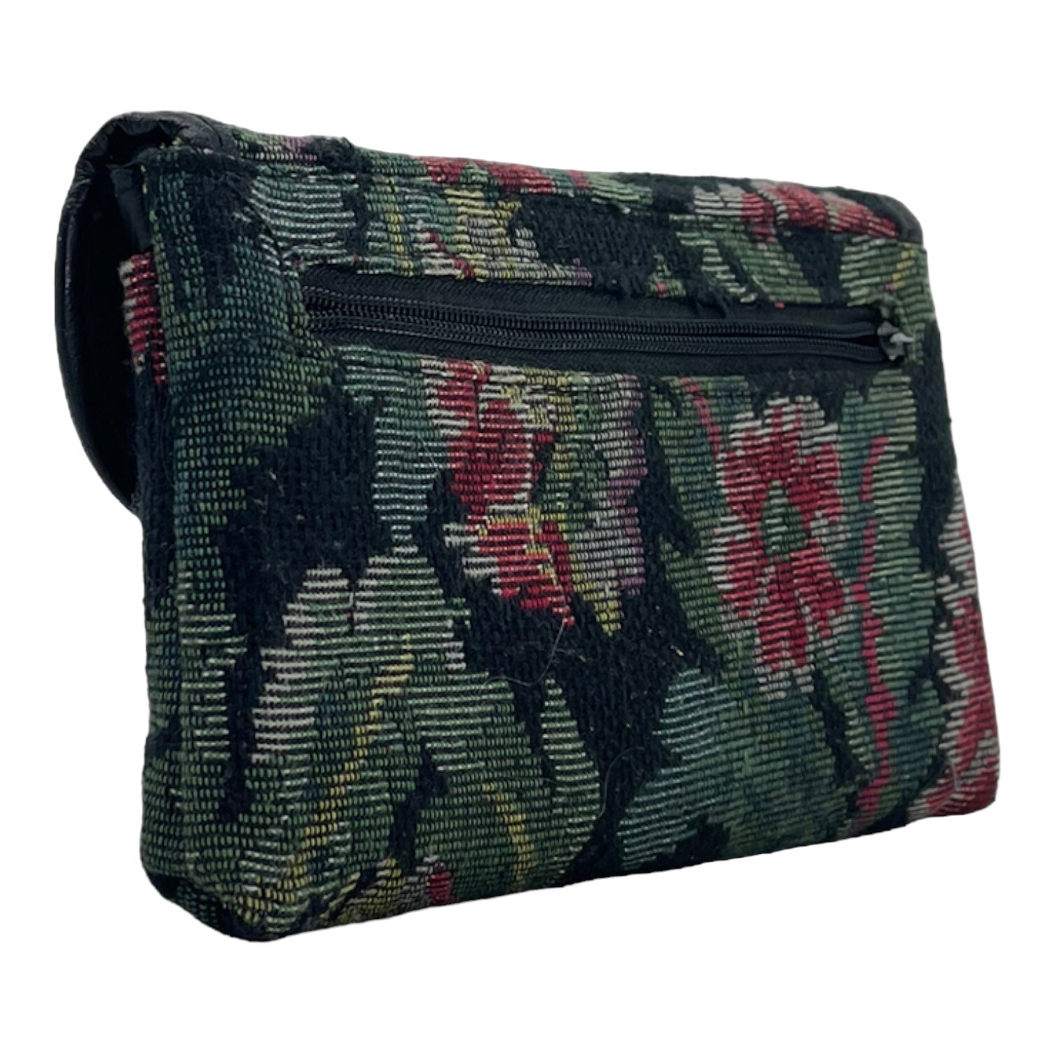Vintage 70s 80s Small Tapestry Clutch Bag Wallet Checkbook Card Key Fob ...