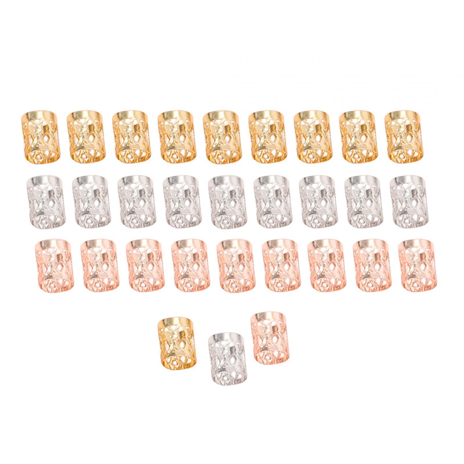 30 Pieces Dreadlocks Beads Rings, Dread Locks ,Decorative, Fashionable ...