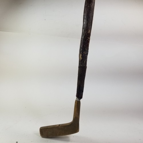 Antique Twisted Wooden Shaft PETER Putter Golf Club 35" | eBay