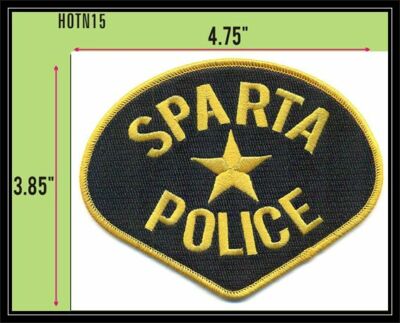 IN THE HEAT OF THE NIGHT - SPARTA POLICE PATCH - HOTN15 | eBay