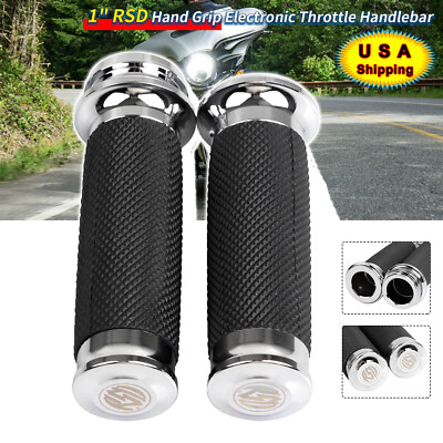 RSD 1" Handlebar Electronic Throttle Hand Grips For Harley Electra ...