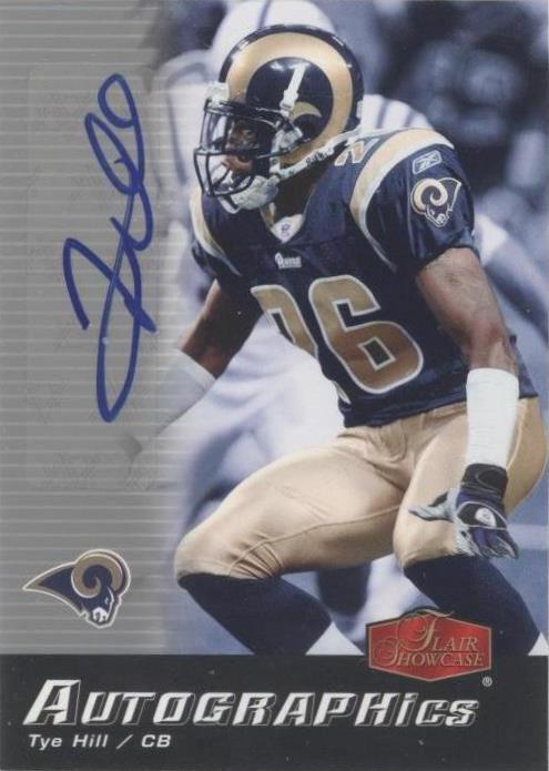 2006 Flair Showcase - Autographics Tye Hill #AU-TH (AU, RC) for sale ...