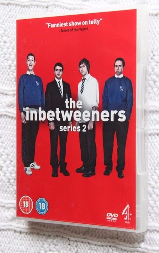THE INBETWEENERS SERIES 2 (DVD) REGION -2, LIKE NEW, FREE POST IN ...