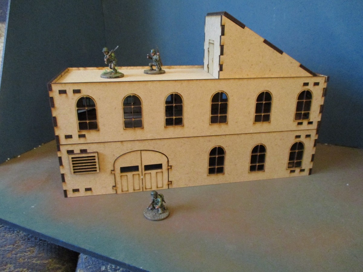 Mdf Laser Cut Buildings 28mm Finished Assembling This Awesome 20mm MDF