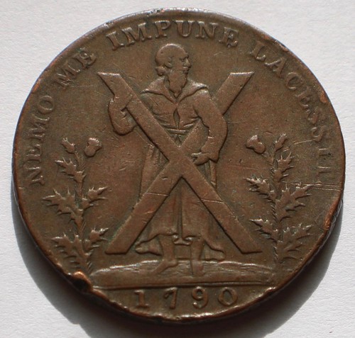 1790 Lothian Edinburgh Conder Halfpenny UK British coin | eBay