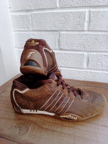 Adidas Adi Racer Goodyear Trainers Mens Leather Driving Team Racing ...