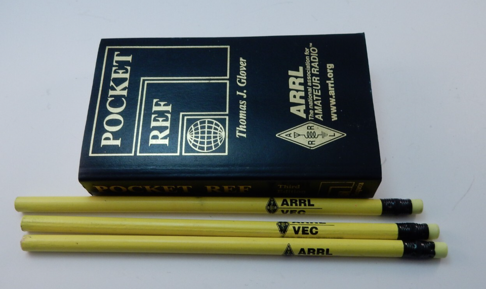 Rare ARRL Amateur Radio Exam Pencils & Pocket Reference Book Glover Collectibles | eBay